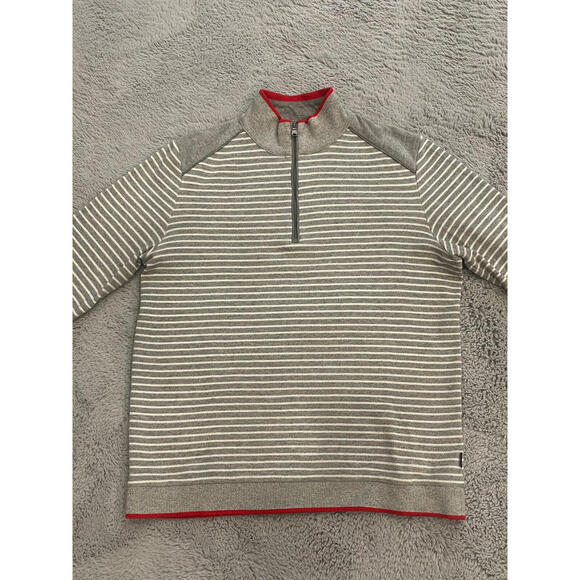 Hugo Boss | Sweaters | Hugo Boss Slim Fit Mens Long Sleeve Sweater Grey ...